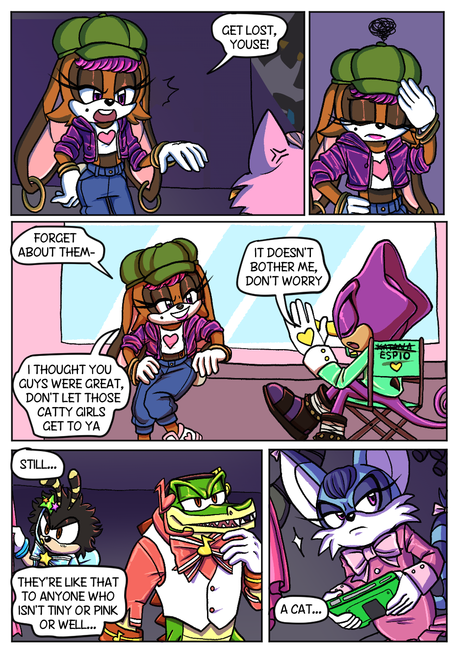 Read Team Chaotix Detective Agency :: Idol Panic! (part one) | Tapas Community