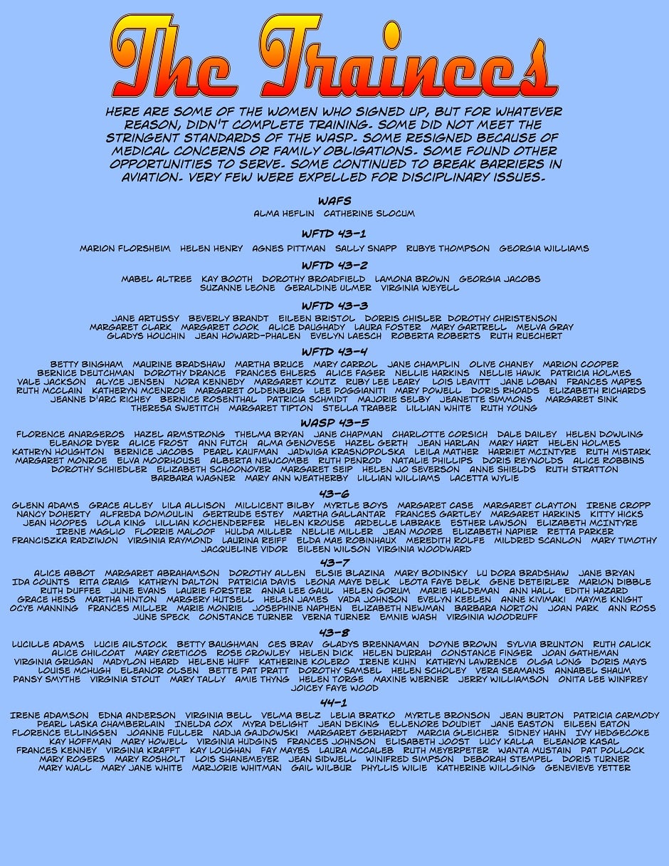 Read The Real Women of the US Military: The WASP :: The Trainees ...