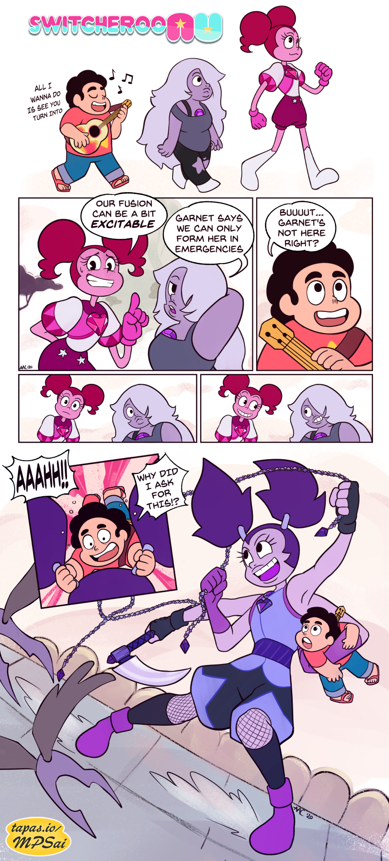 Read Switcheroo AU - Steven Universe AU :: Iolite | Tapas Community