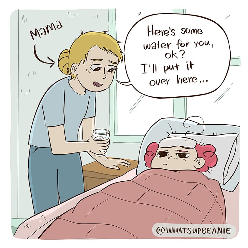 Read Beanie's Comics :: Being Sick | Tapas Community