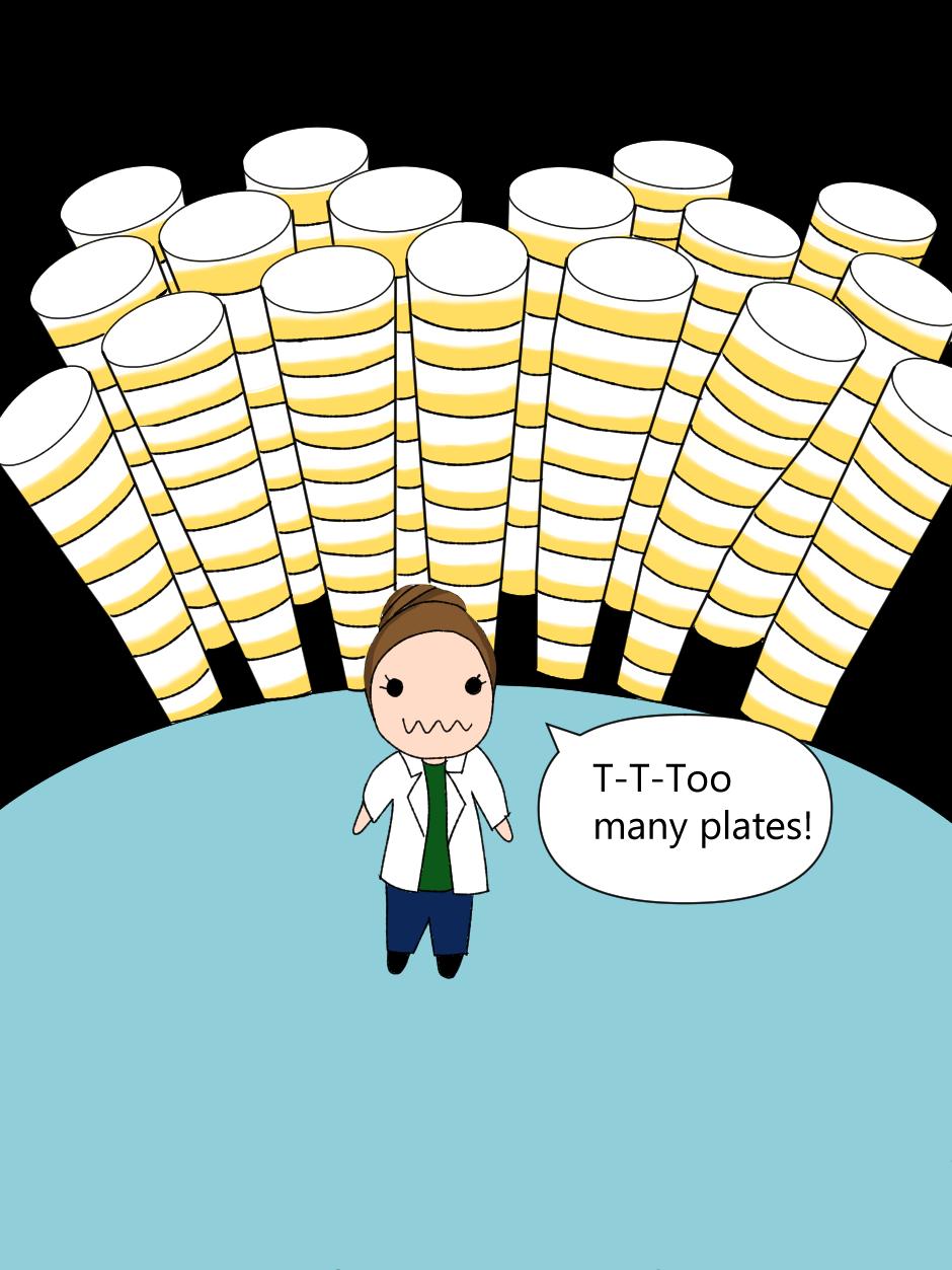 Read A Lab Diary :: Too many plates! | Tapas Comics