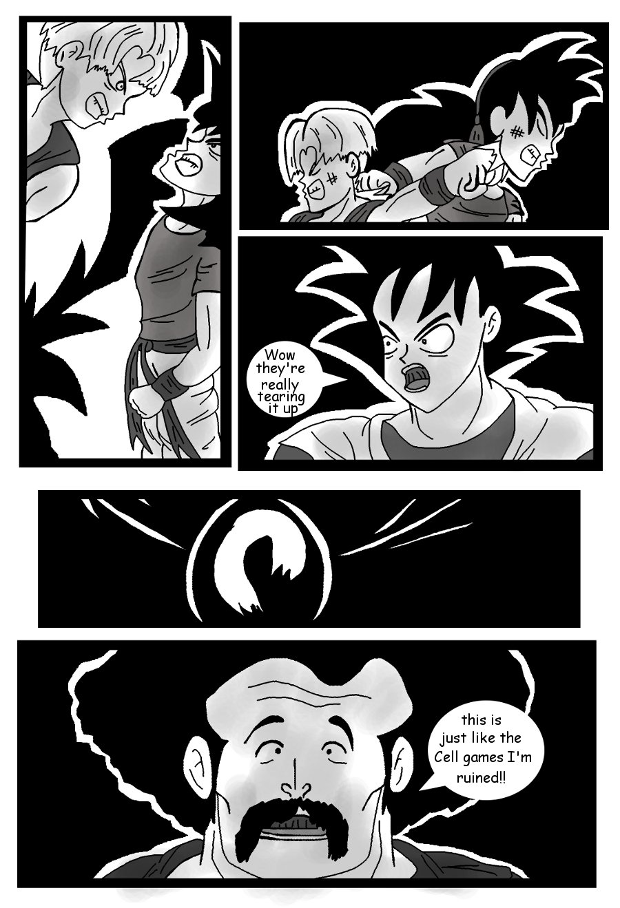 Read Dragon Ball R&R Fan comics :: Seytor's Approach.. Ranch vs Trunks ...
