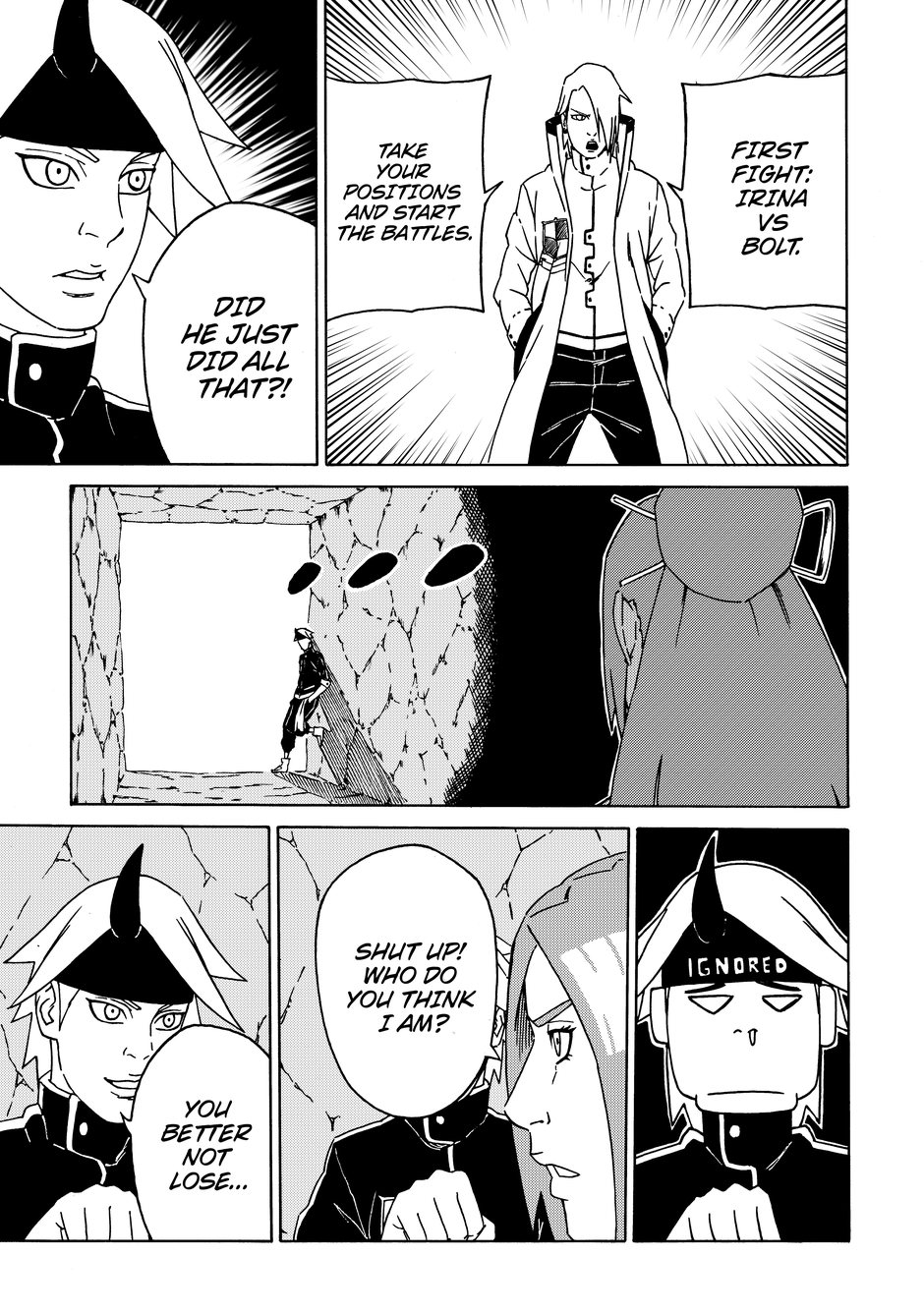 Read Shadows of the end :: irina vs bolt | Tapas Comics