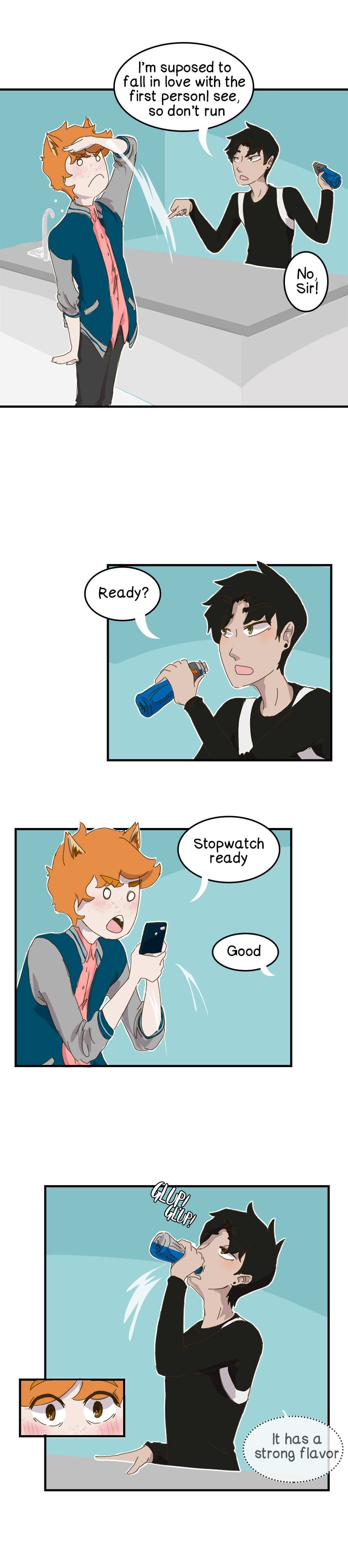 Read That awkward magic! :: Chapter 14 - Part 1 | Tapas Community