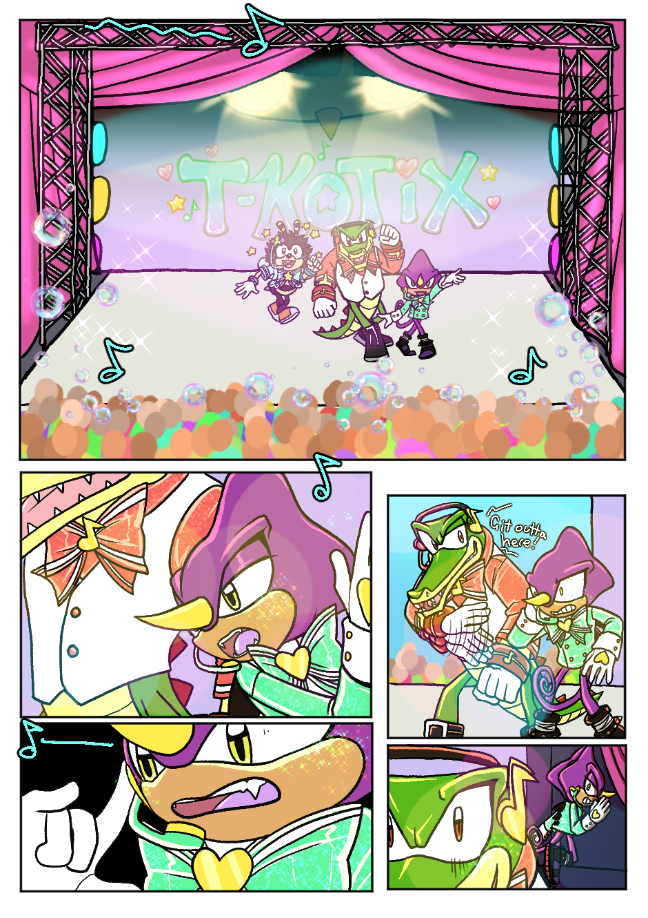 Read Team Chaotix Detective Agency :: Idol Panic! (part one) | Tapas ...