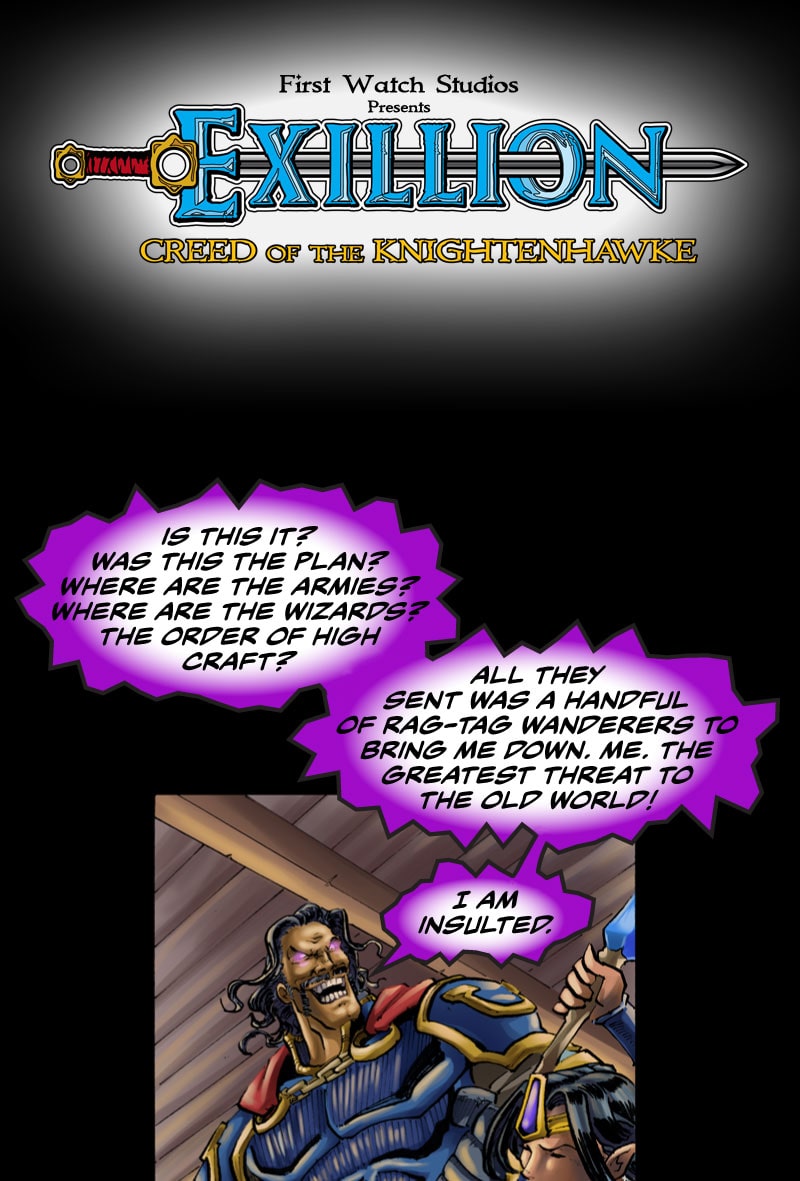 Read Exillion: Creed of the Knightenhawke :: Episode 7 | Tapas Comics