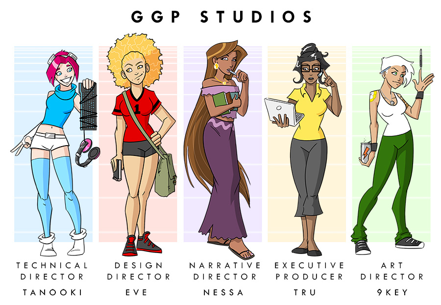 Read Gamer Girl Pinups :: GGP Studio Lineup | Tapas Comics