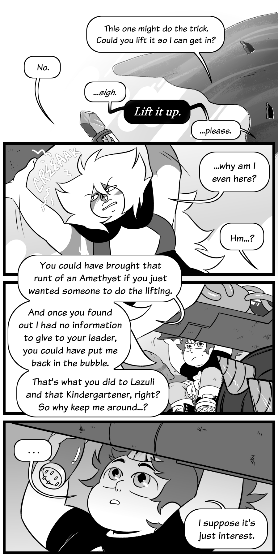 Read Steven *AU*niverse: Ask WhitePearl and Steven :: S5 EP4: DISSONANCE (2/2) | Tapas Community