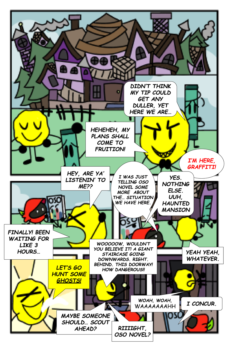 Read OSO Comics :: Vol. 1 Issue 4: The Unscareables | Tapas Community