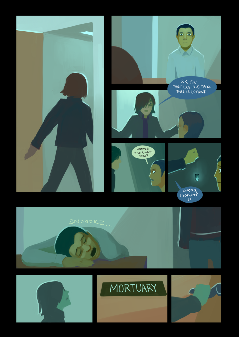 Read Dusk :: Chapter 1: Unbirth (p.7) | Tapas Comics