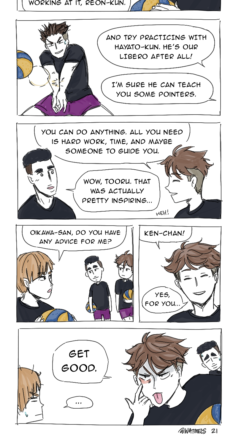 Read Shiratorizawa's Spy - Haikyuu!! Fan Comic :: Oikawa's Advice ...
