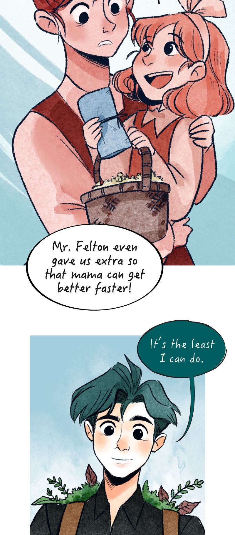 Read Dandelion's Promise :: (Ep 2, Part 3) Thank you, Felton | Tapas Comics