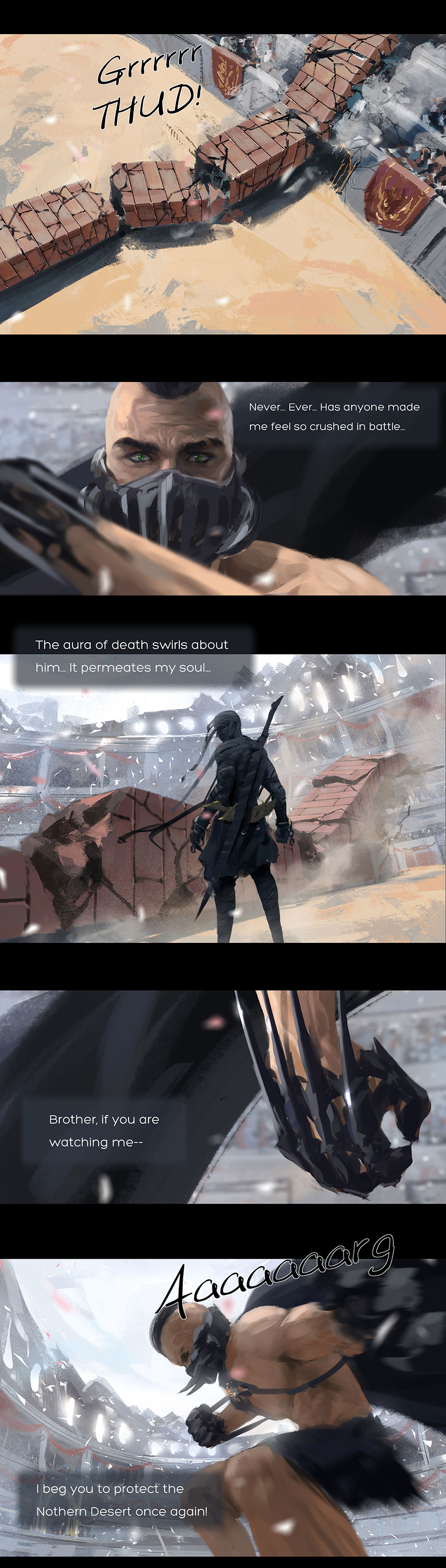 Read GhostBlade :: Chapter 9: Titan in the Wind (Part I) | Tapas Community