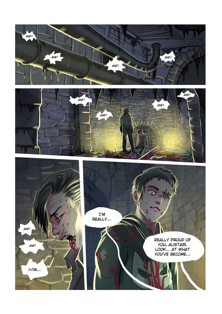 Read NINE STONES :: DAMN, DAMAGE, DAMIAN. | Tapas Community