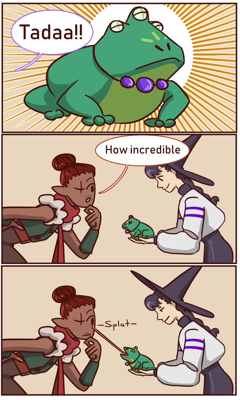 Read The Witch's Bodyguard :: Three Eyed Frog II | Tapas Comics