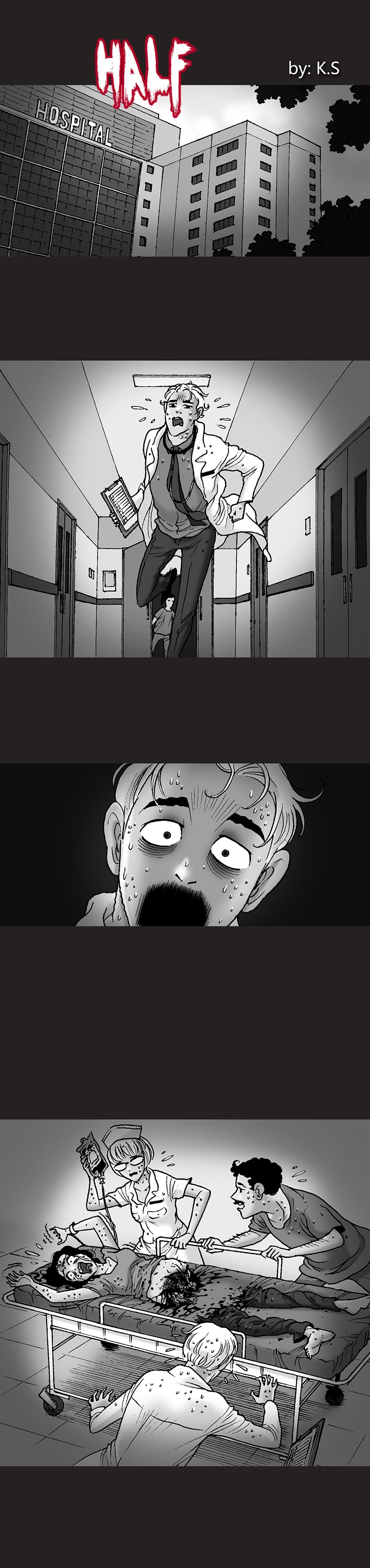 Read Silent Horror :: Half | Tapas Community