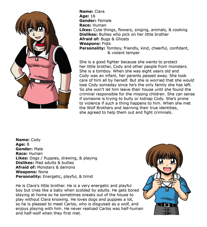 Read Wolf Brothers :: Characters Info + Note + WB2 Coming Soon | Tapas ...