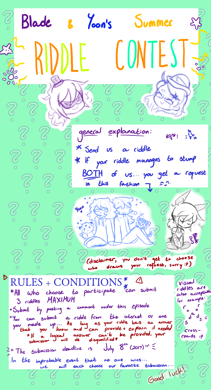 Read Sugar-Coated Nonsense :: Summer Riddle Contest (with Yoon) | Tapas ...