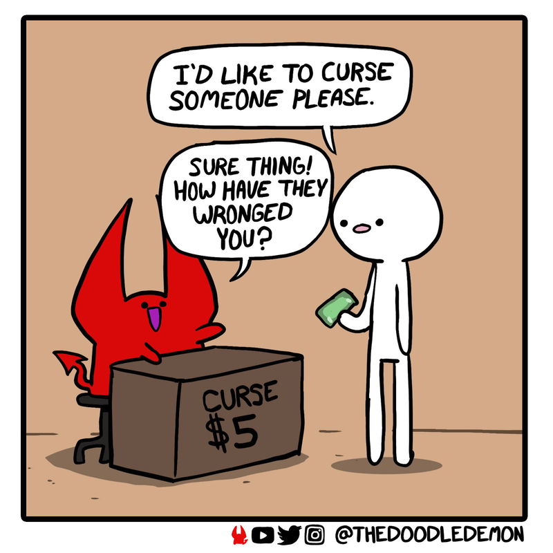 Read The Doodle Demon :: Curse Booth | Tapas Comics