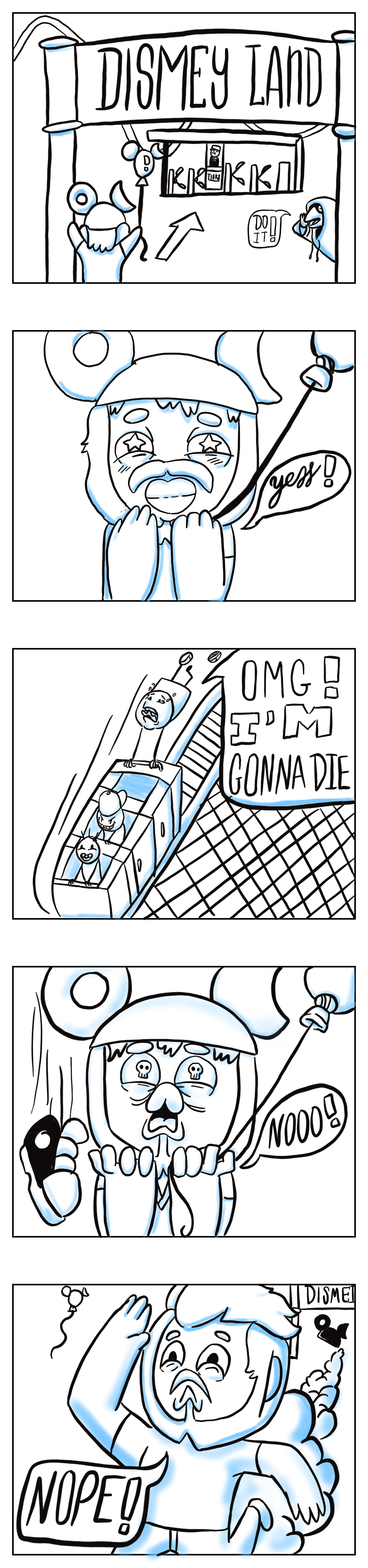 Read Juanchi Doodles :: Going to Dismey Land | Tapas Comics