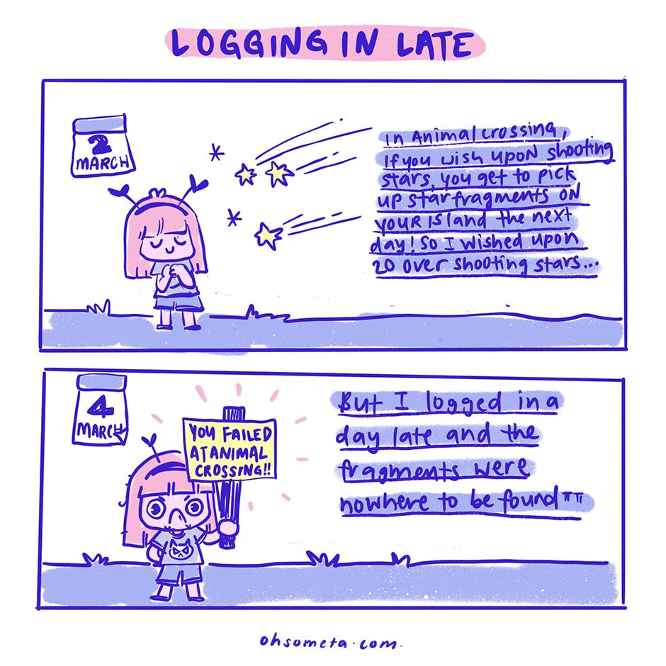Read Oh So Meta :: Logging in Late | Tapas Comics