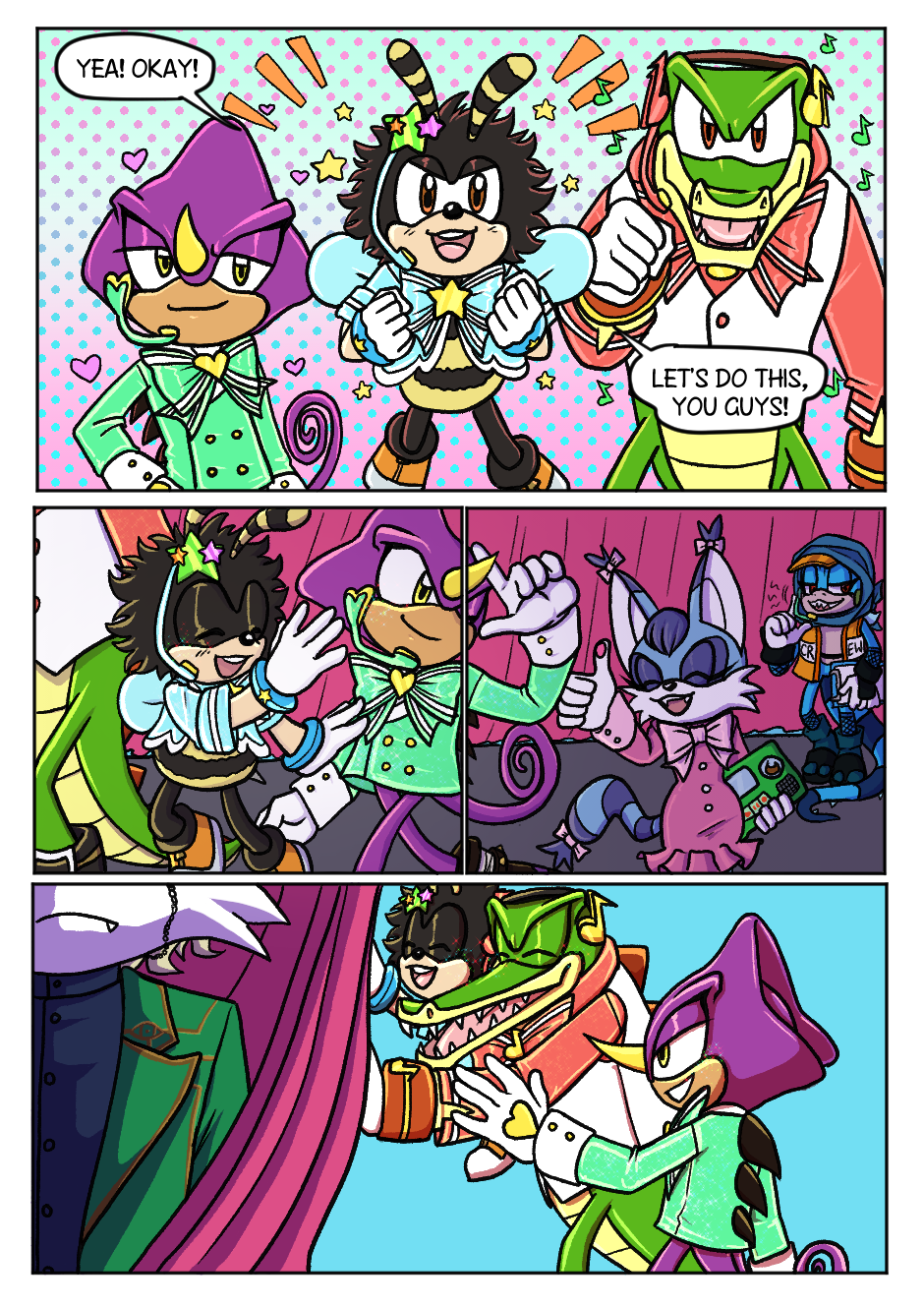 Read Team Chaotix Detective Agency :: Idol Panic! (part one) | Tapas ...