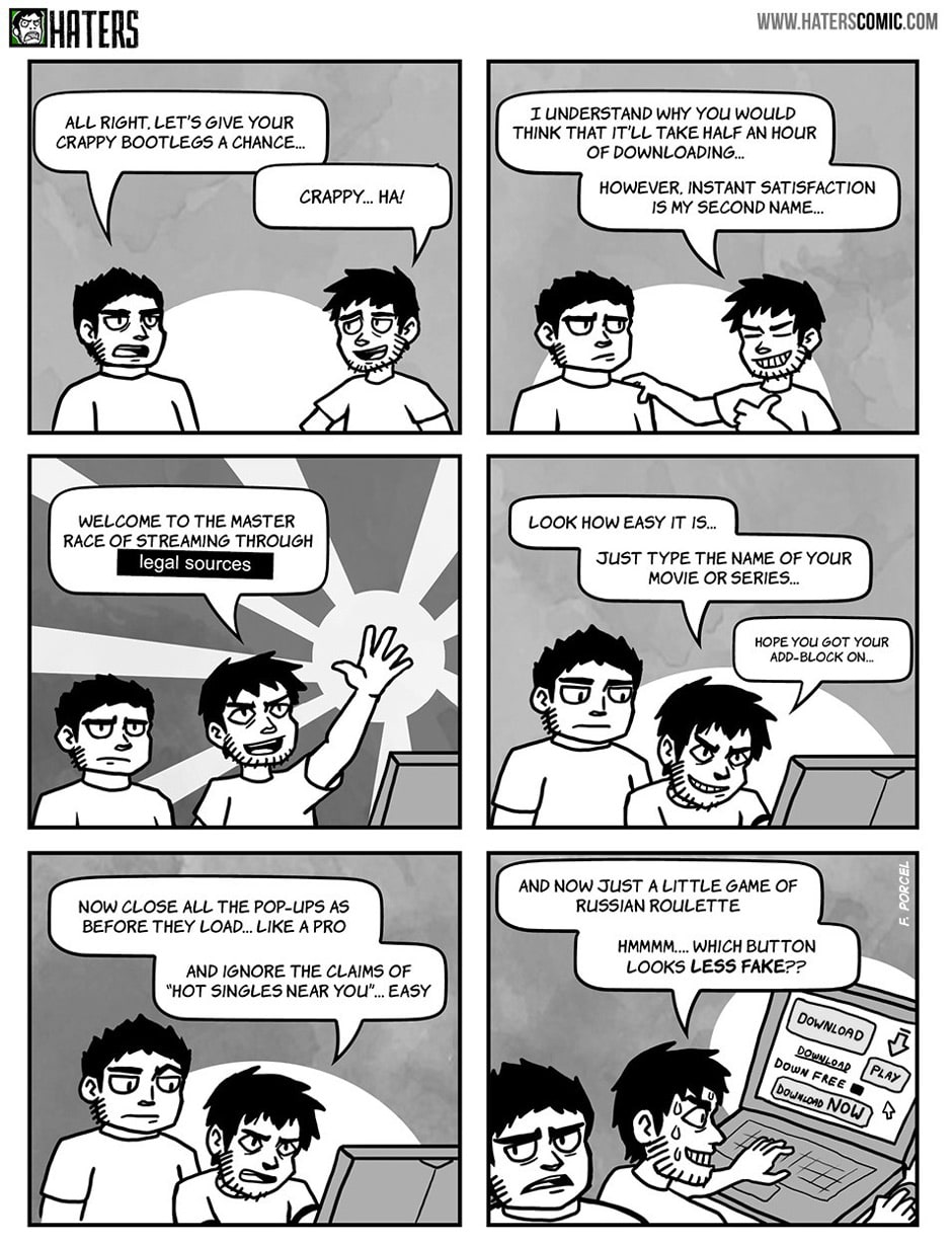 Read HATERS - the webcomic :: Russian Roulette | Tapas Comics