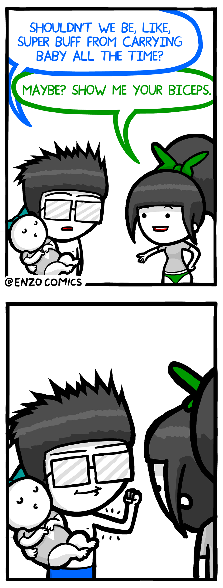 Read Cheer Up, Emo Kid :: Buffness | Tapas Comics