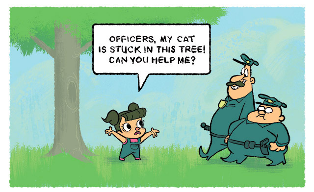 Read TOONHOLE :: Cat Stuck in Tree | Tapas Community