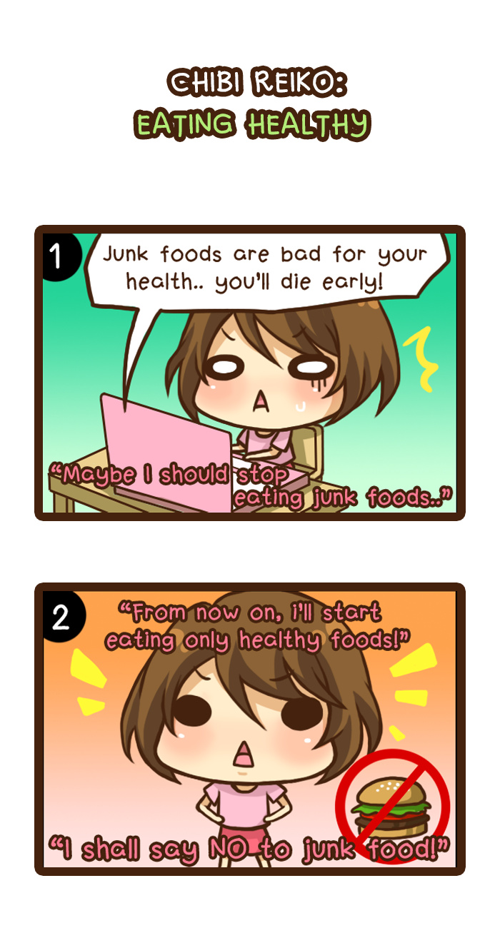 Read Chibi Reiko :: Eating healthy | Tapas Community