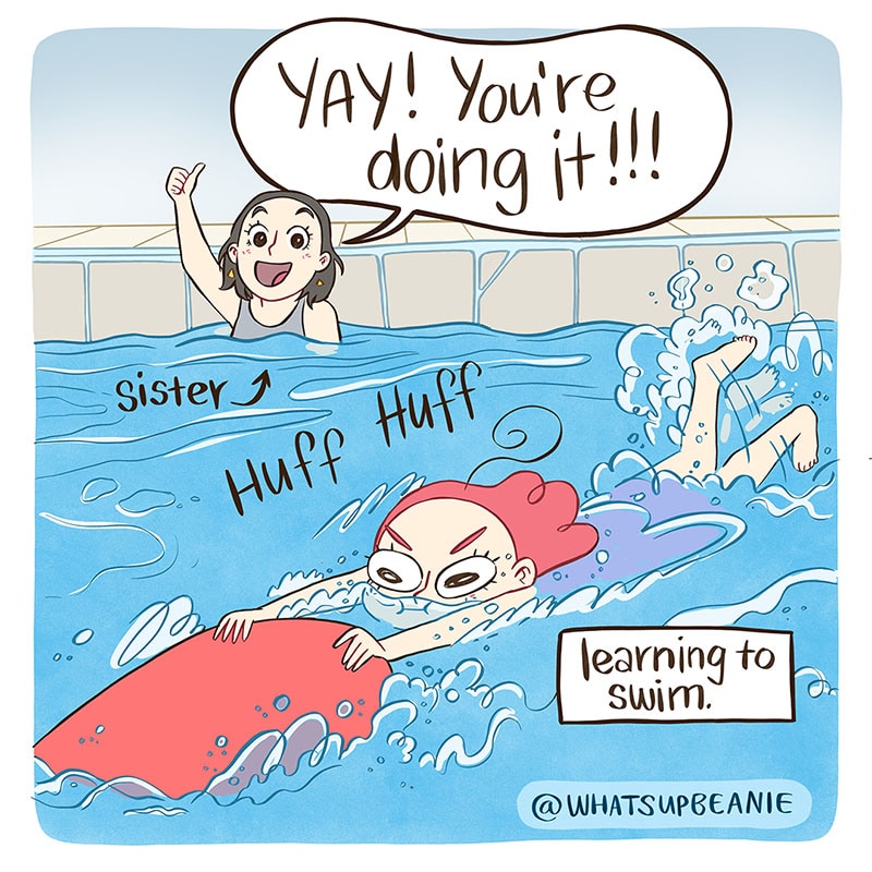 Read Beanie's Comics :: Swimming | Tapas Community