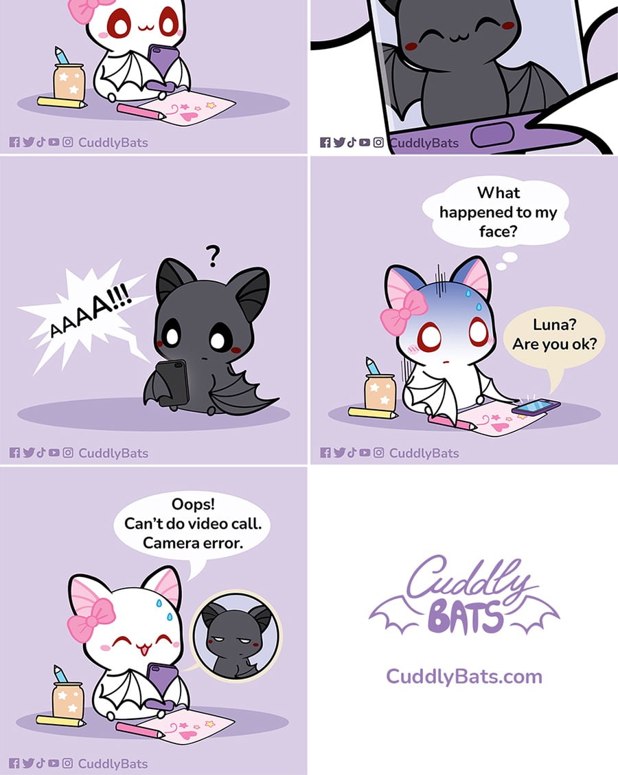 Read Cuddly Bats :: Front-facing camera -.- | Tapas Community