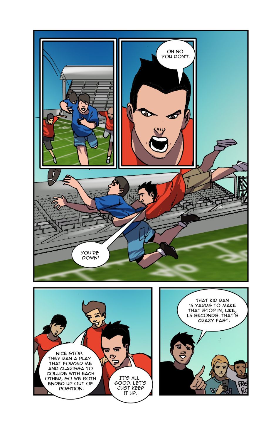 Read Touchdown Dance :: Loose Cannon | Tapas Comics