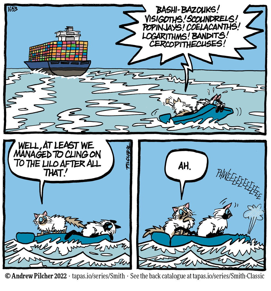 Read Smith :: Billions of blue blistering barnacles! | Tapas Comics