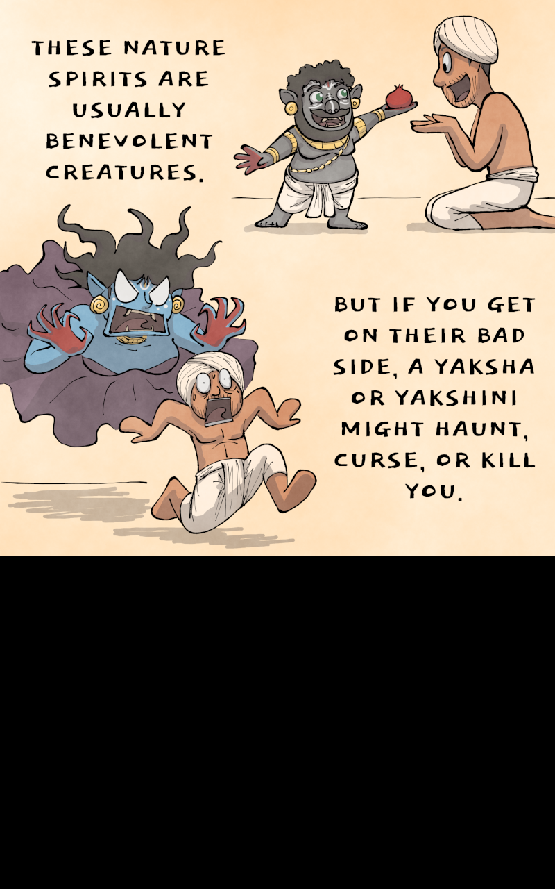 Read Bite-Sized Bestiary :: Yaksha & Yakshini (India) | Tapas Community