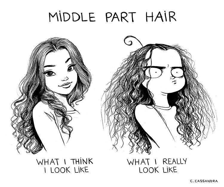 Read Cassandra Comics :: Middle part hair | Tapas Community