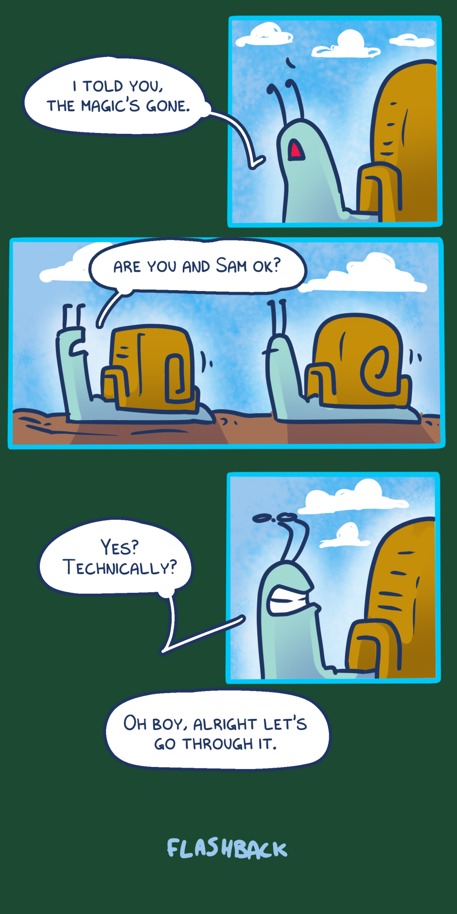 Read Critter Comics :: Snails - 08 - Technically Good | Tapas Comics