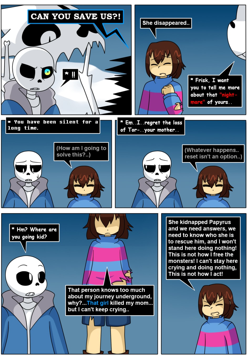Read THE PLAYER - Evervoid AU (Undertale). :: [END SEASON.1 // Page #50 ...