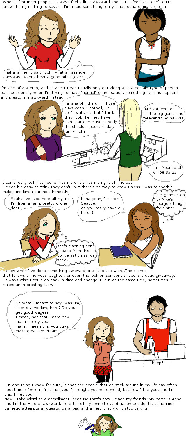 Read The Hero of Awkward :: Introductions | Tapas Community