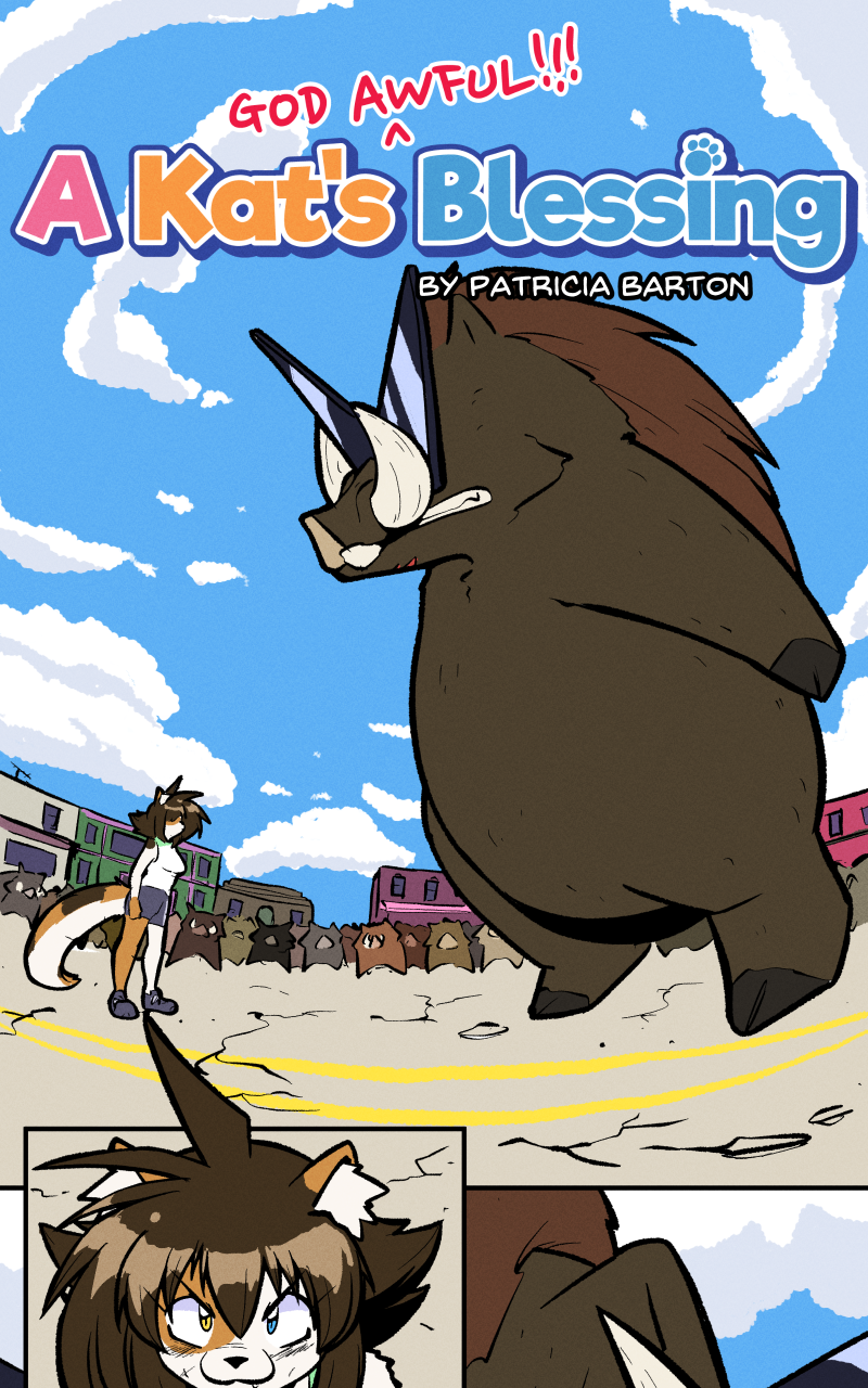 Read A Kat's (GOD AWFUL!!!) Blessing :: A Kat's (GOD AWFUL!!!) Blessing - 100 | Tapas Community