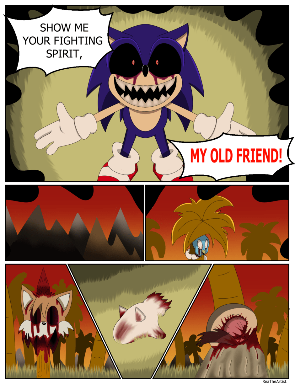 Read Rea's Short Sonic.exe Comic Collection :: A Decade's Reunion | Tapas Community