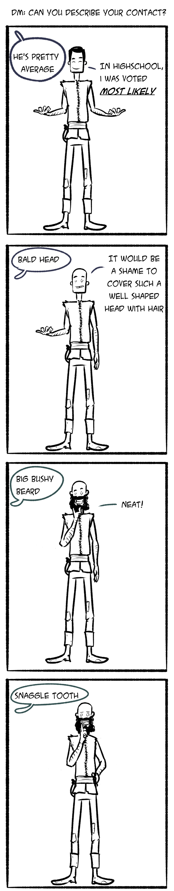 Read Cryptid Comics :: 49 - Unreliable Narrator - DnD Composite Sketch ...