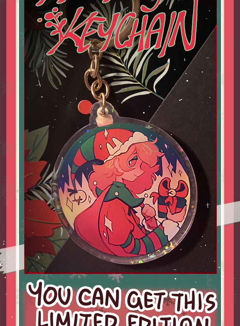 Read DeathSitter :: Holiday Merch!! Felix Acrylic Keychain! | Tapas ...