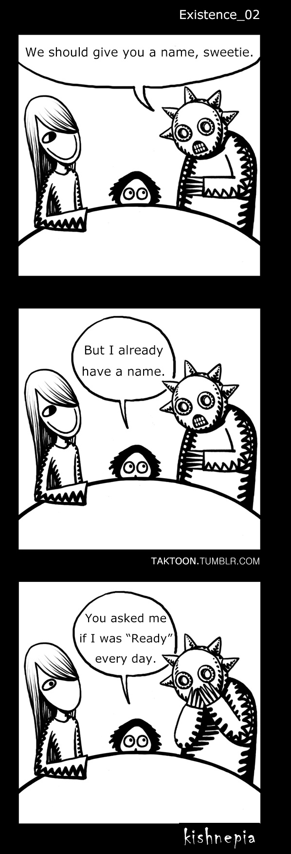 Read The Forks With Spiky Hands :: Existence 01-02 | Tapas Community