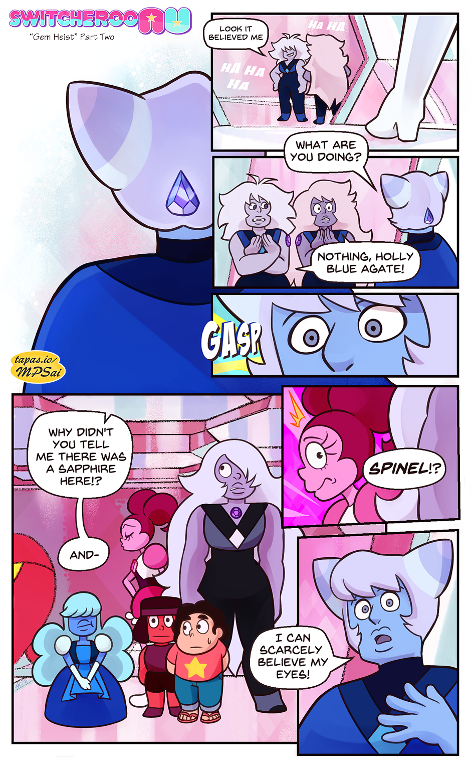 Read Switcheroo AU - Steven Universe AU :: Gem Heist - Part Two | Tapas Community