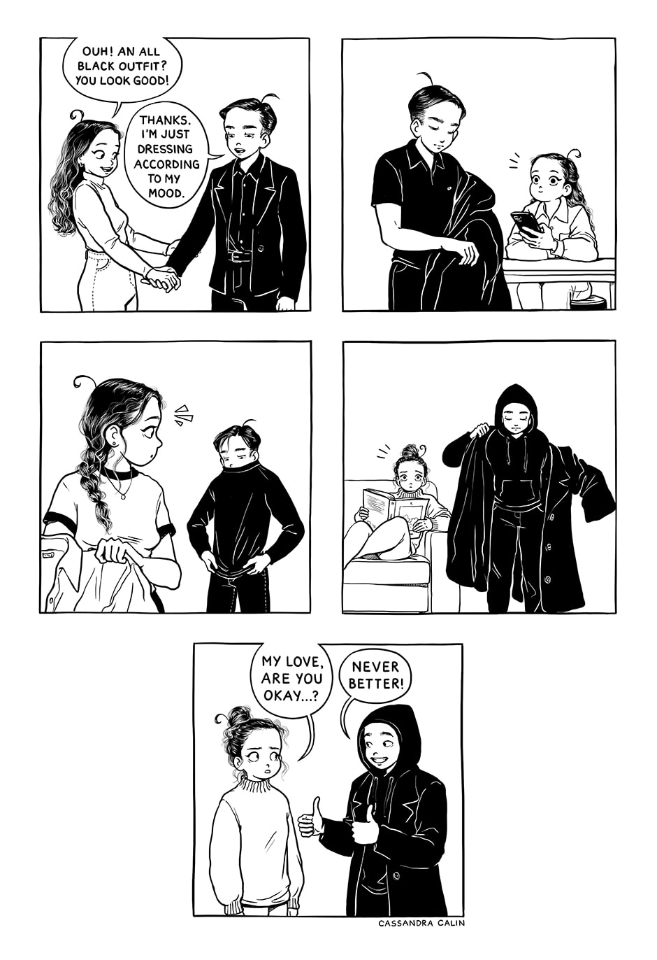 Read Cassandra Comics :: Mood outfit | Tapas Community