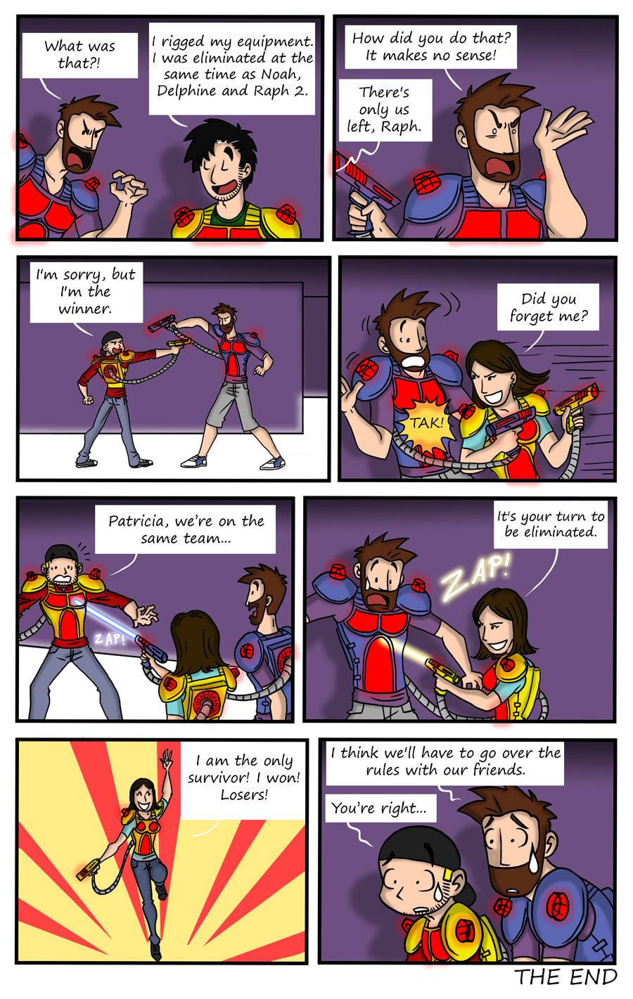 Read Will and Raph Chronicles :: Laser wars - Part 6 | Tapas Community