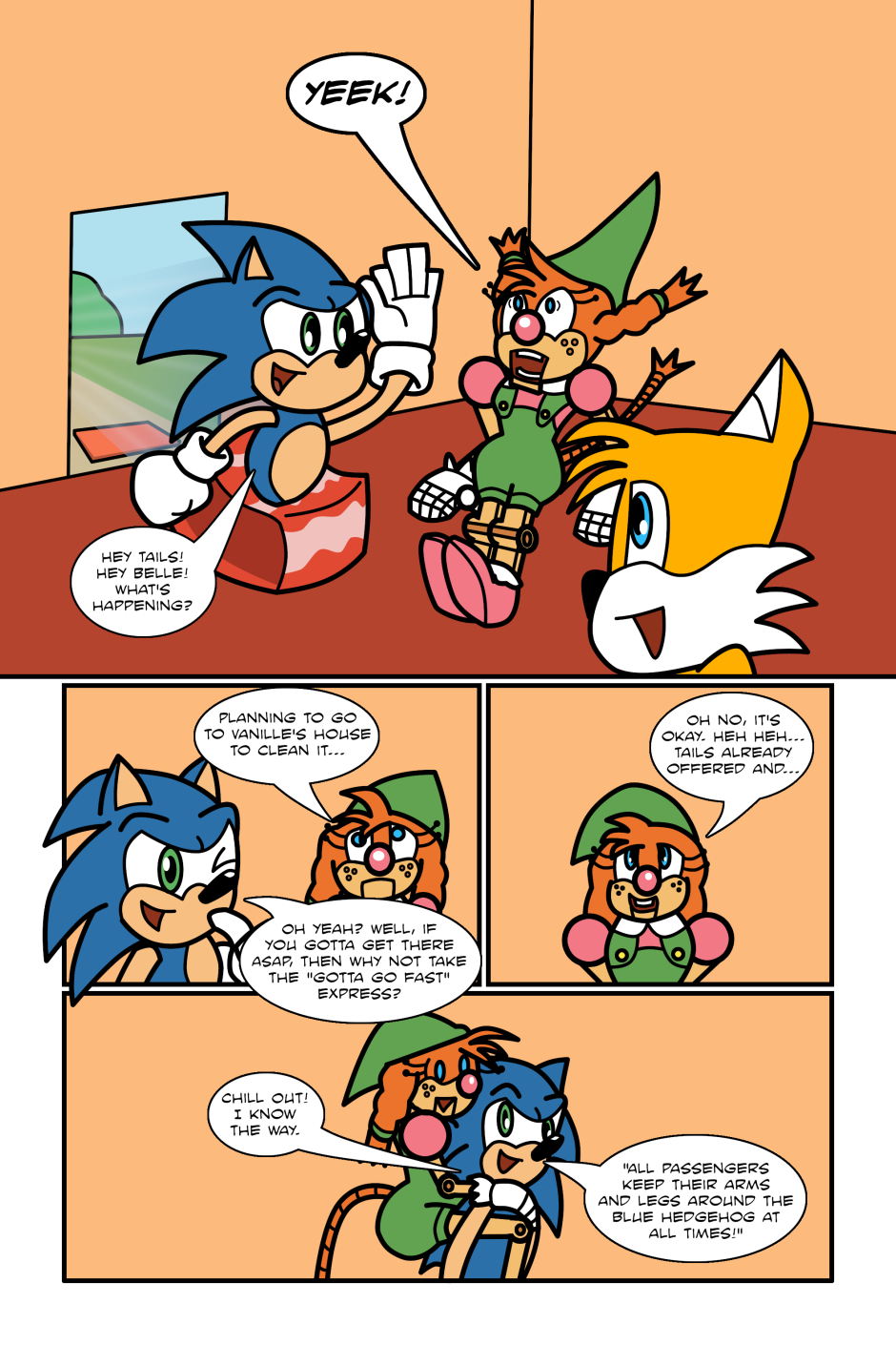 Read Sonic IDW Fannual: Year 2 :: Issue #2 Comic: Clean Up Chaos Part 2 ...