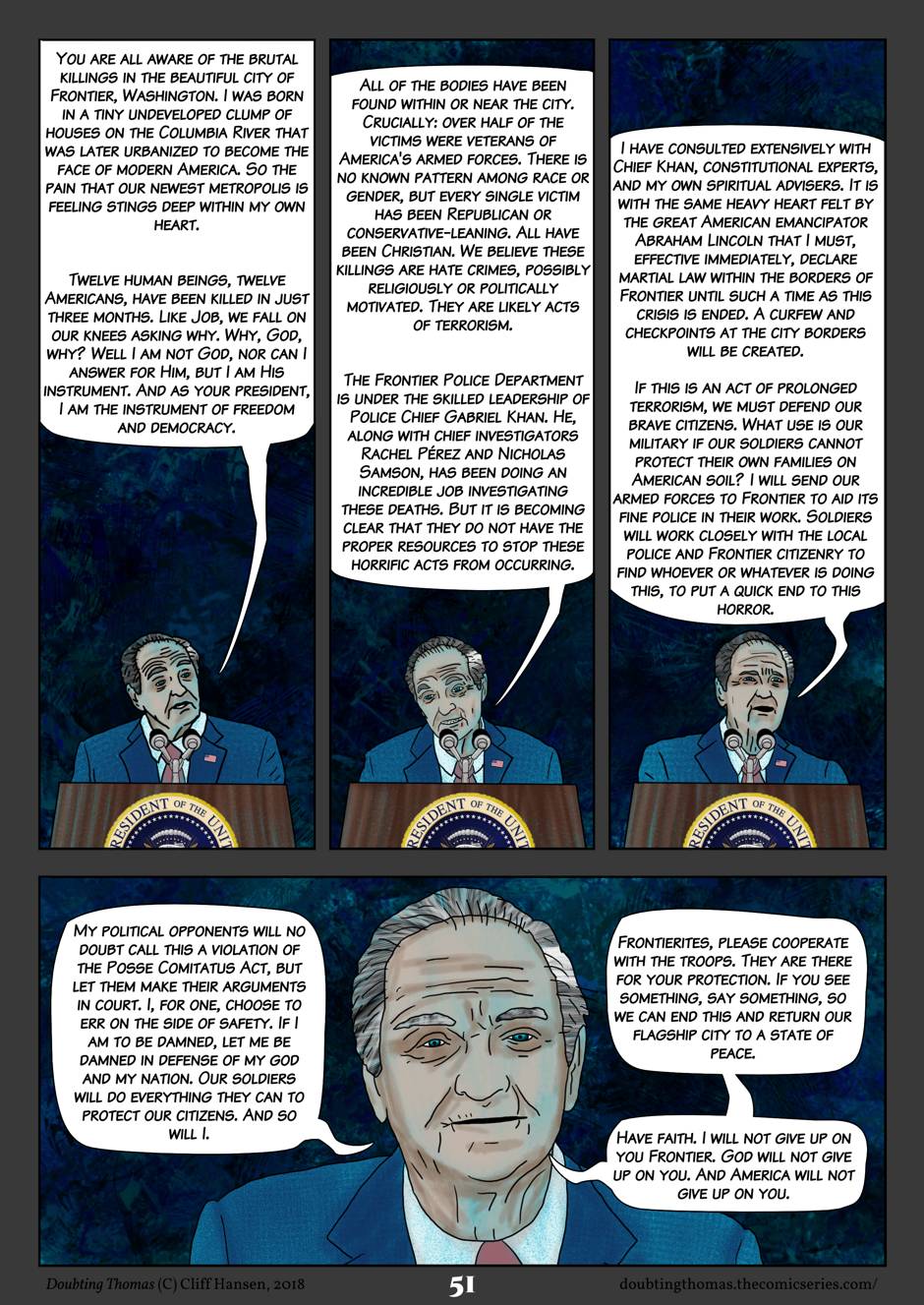 Read Doubting Thomas 1: Endzone :: Canto 2, Page 51 | Tapas Comics