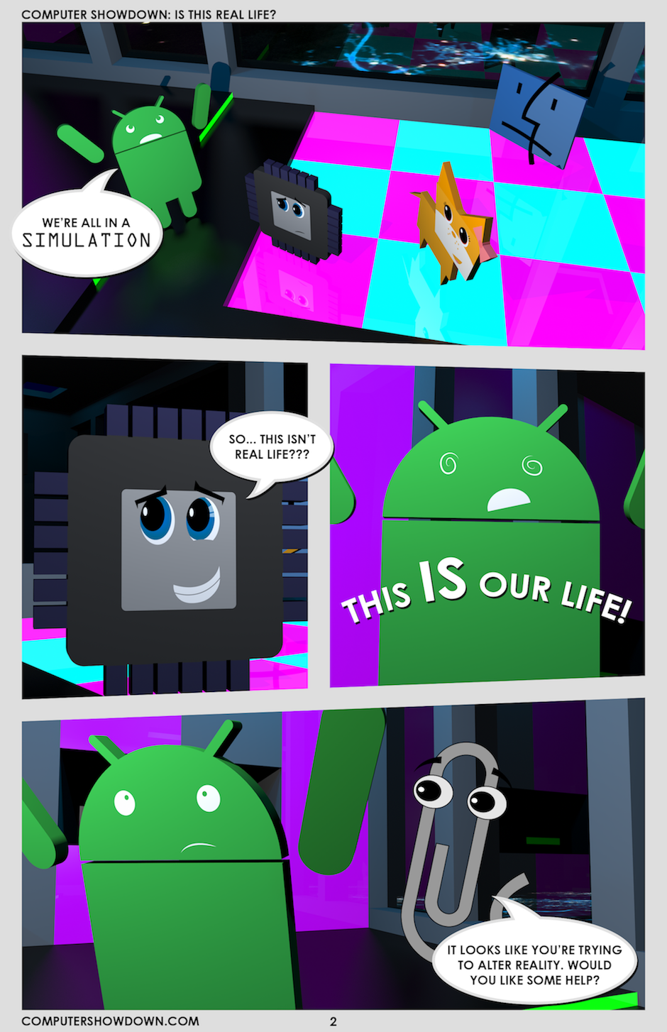 Read Computer Showdown :: Is This Real Life? | Tapas Comics